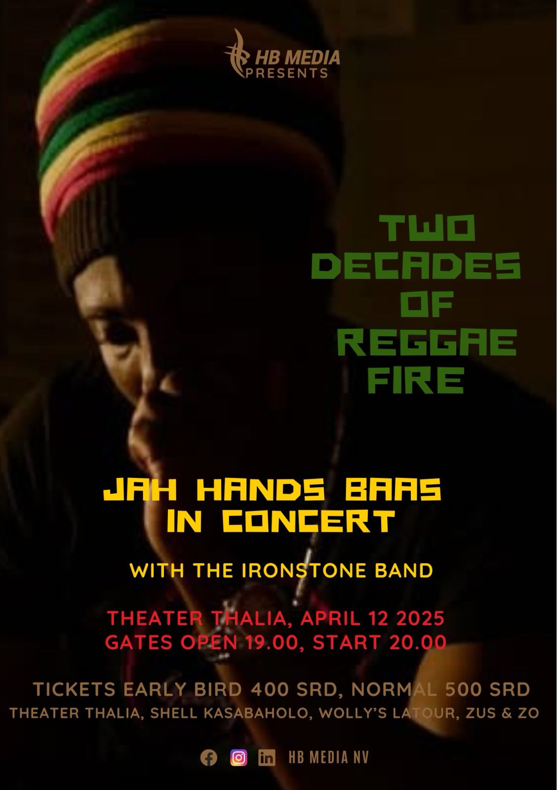 TWO DECADES OF REGGAE FIRE - Theater Thalia